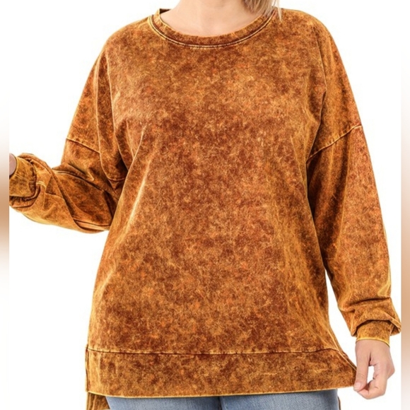 Zenana Outfitters Tops New Zenana Mineral Wash Top Poshmark